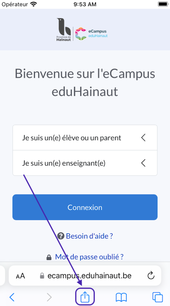 Accéder à l’eCampus eduHainaut depuis votre smartphone, tablette et PC ...